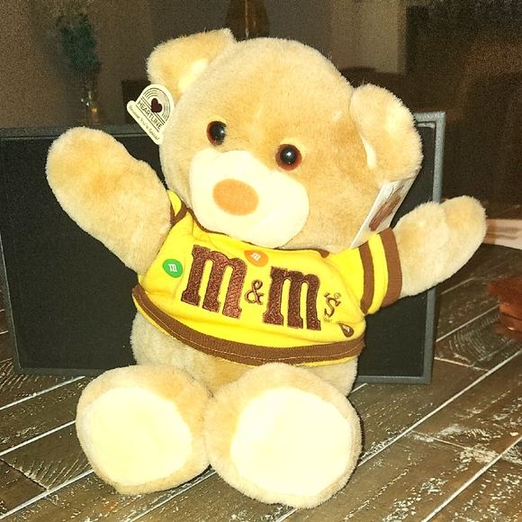 Toys | 1987 Mars Chocolate M M Heartline14 Teddy Plush Nutty Bits ...